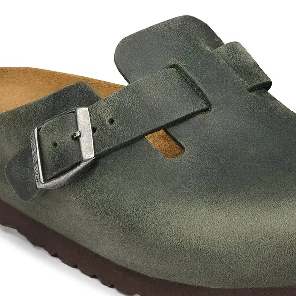 BIRKENSTOCK Boston Natural Leather Oiled - Thyme