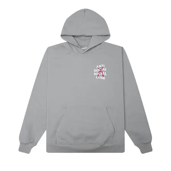 ANTI SOCIAL SOCIAL CLUB Cancelled' Hand Painted Hoodie - Grey