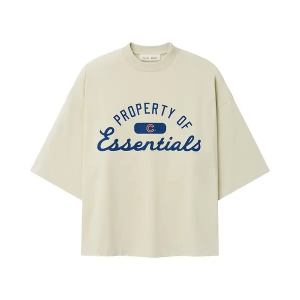 Fear Of God Cubs Merch Tee 'sandstone