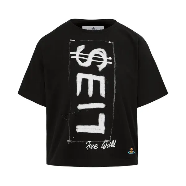 VIVIENNE WESTWOOD Lies Box T-shirt - Black