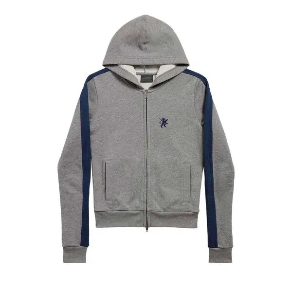 Balenciaga Zip-up Hoodie 'dark Heather - Grey