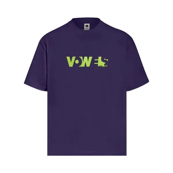 VOWELS Blur Tee 'navy - Blue