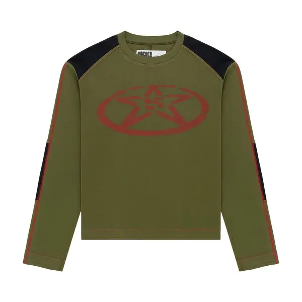 SP5DER Service Long-sleeve 'chive - Green