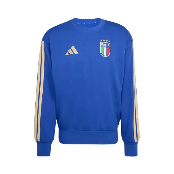Adidas Italy Dna Crew Sweat Sweatshirt 'bold - Blue