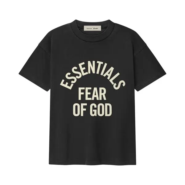 Fear Of God Campus Classic Short Sleeve Tee - Black
