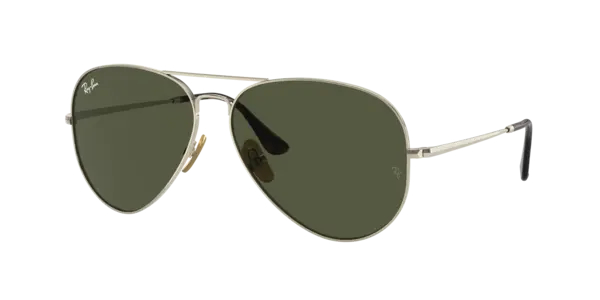 Ray-ban Sunglass Aviator Titanium - Green