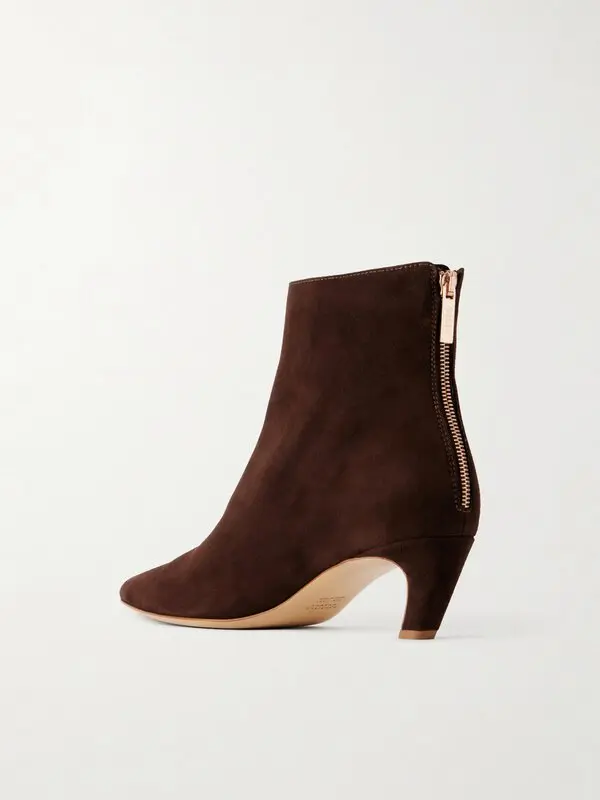 Gabriela Hearst Clayton 50 Suede Ankle Boots - Brown