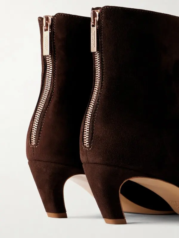 Gabriela Hearst Clayton Suede Ankle Boots - Brown