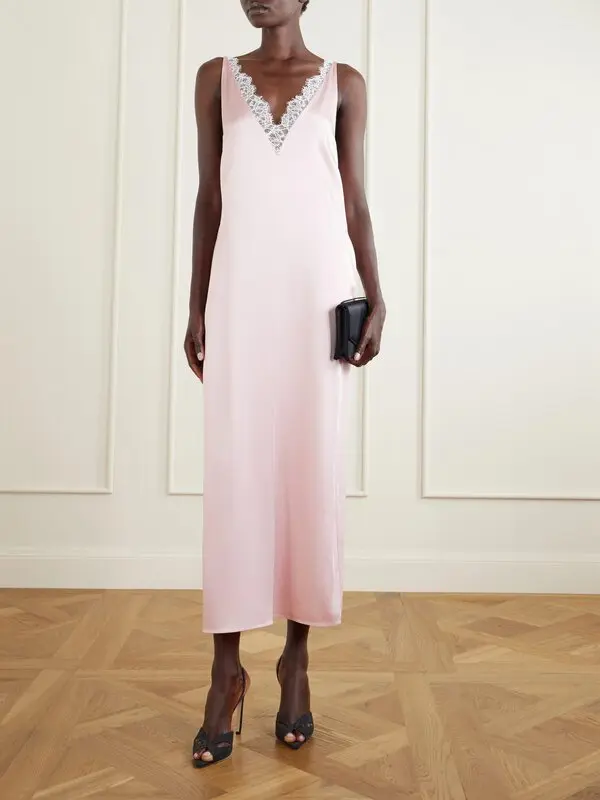 Victoria Beckham Harlow Mask Suede Slingback Sandals - Gray