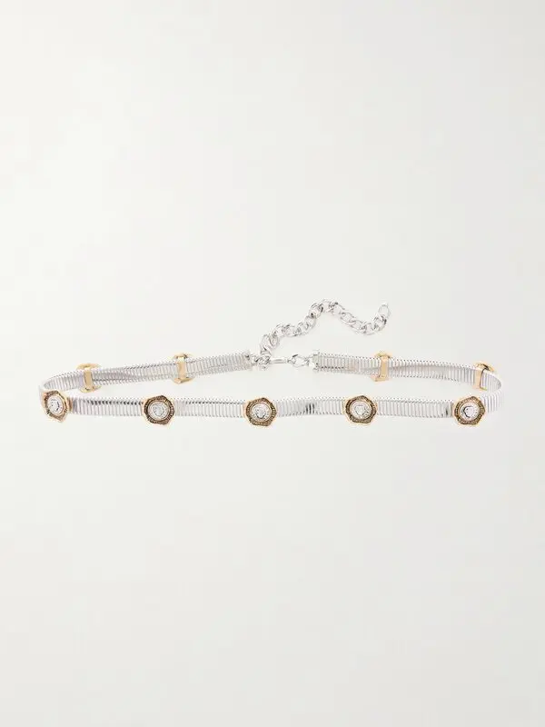 Maison Mayle Flora Embellished Belt - Multi
