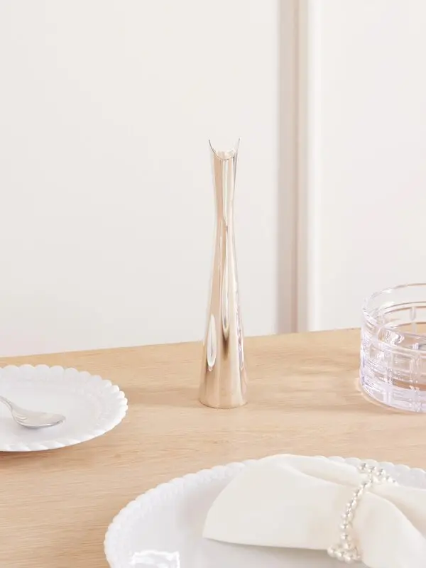 Christofle Plated Cardinal Vase