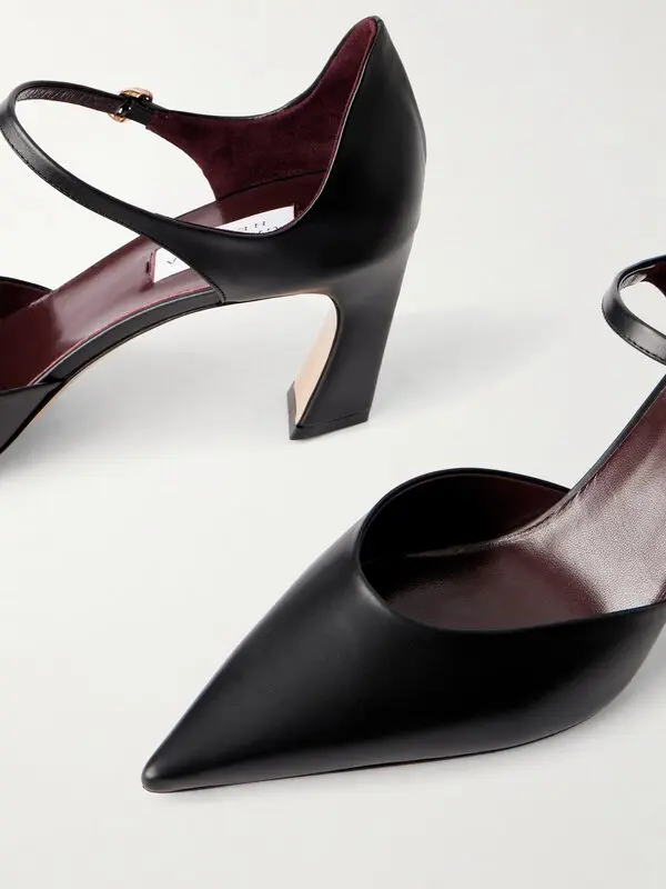 Gabriela Hearst Devil Leather Mary Jane Pumps - Black