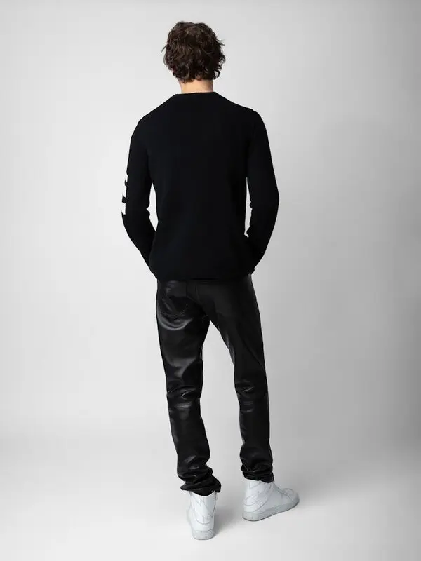 Zadig&Voltaire Kennedy Arrow Cashmere Sweater - Black