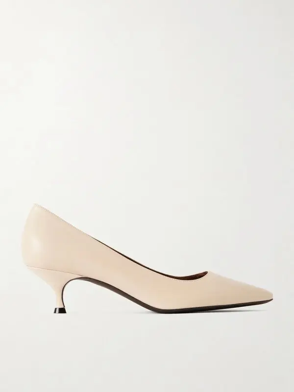 HERBERT LEVINE Pump Du Jour 50 Leather Pumps - Gray