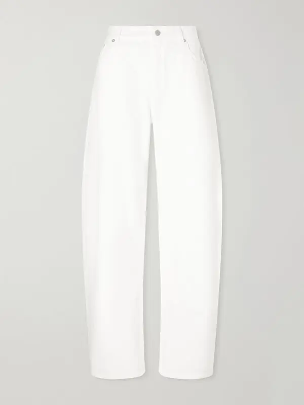 Alaïa Wide-leg Jeans - White