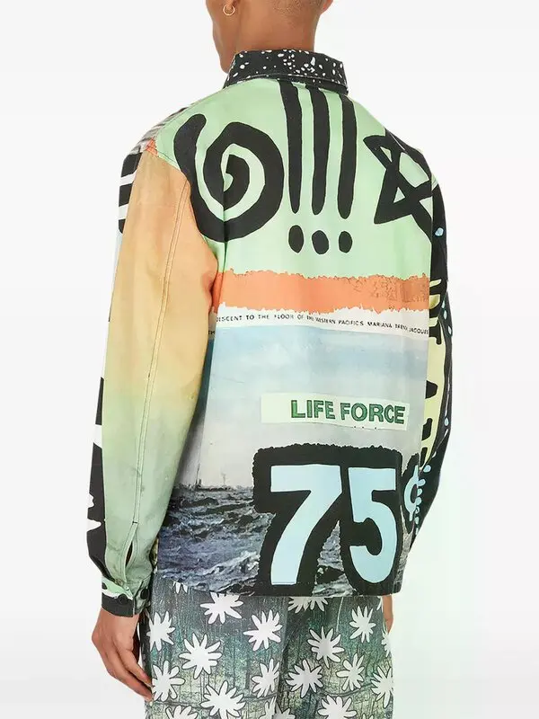 DRX X STEFAN MEIER X LN-CC Graphic Print Cotton Jacket