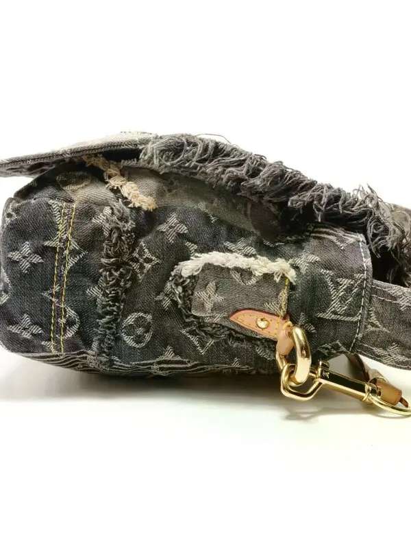 LOUIS VUITTON Monogram Patchwork Tote Bag - Grey