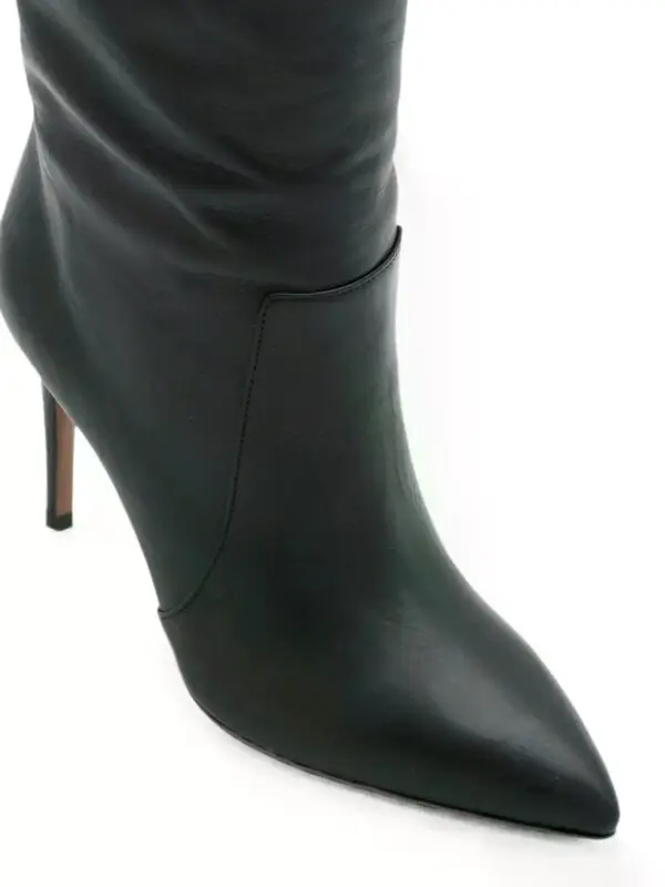 Paris Texas Pointed-toe Knee-high Boots