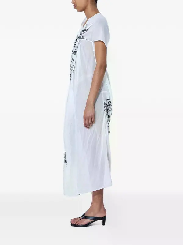 LIMI FEU Graphic Print Asymmetric Dress