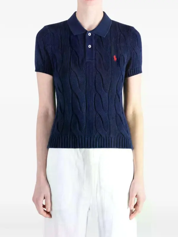 Polo Ralph Lauren Cable Knit Polo Shirt