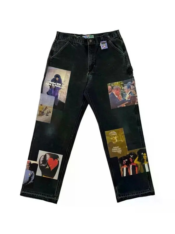 BETTER WITH AGE Patchwork Carpenter Jeans