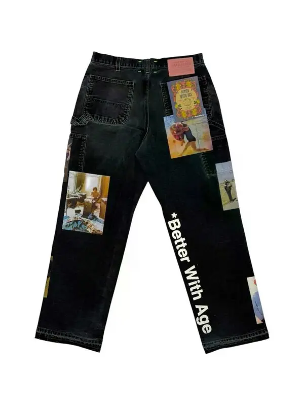 BETTER WITH AGE Patchwork Carpenter Jeans