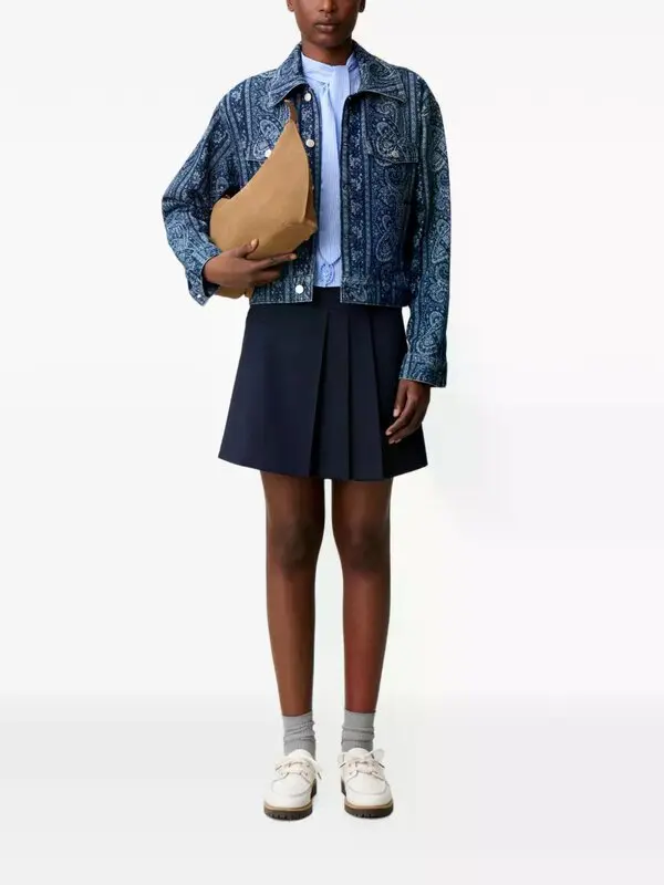 Claudie Pierlot Short Wool Blend Skirt
