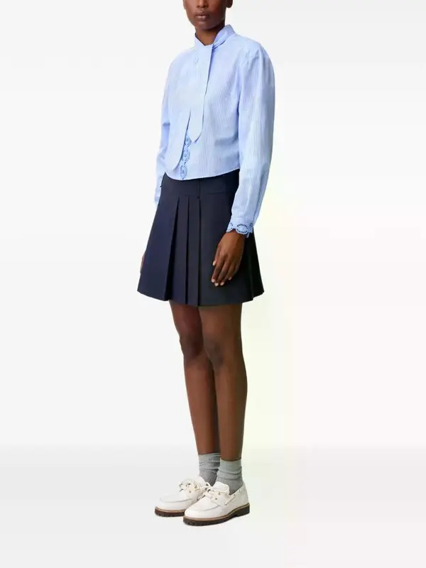 Claudie Pierlot Short Wool Blend Skirt