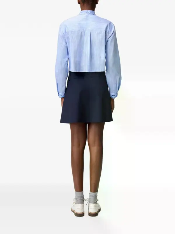 Claudie Pierlot Short Wool Blend Skirt