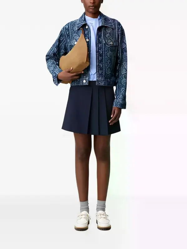 Claudie Pierlot Short Wool Blend Skirt