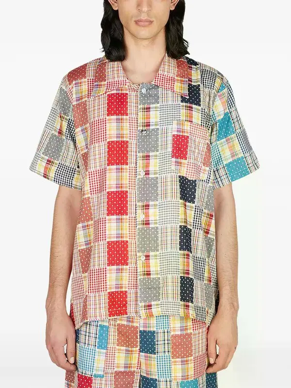 (DI)VISION Patchwork Short-sleeve Shirt