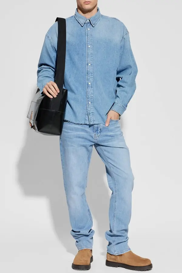 FRAME Denim Shirt With A Vintage Effect