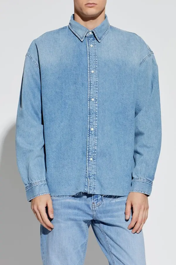 FRAME Denim Shirt With A Vintage Effect