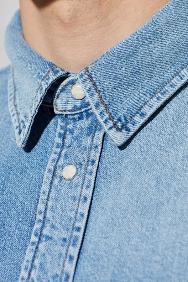FRAME Denim Shirt With A Vintage Effect