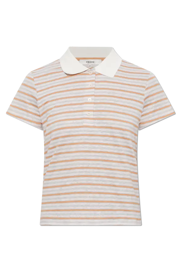 FRAME Linen Polo - Multicolour