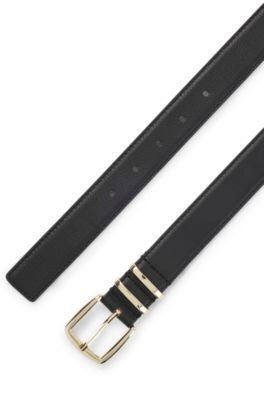 BOSS Italian Leather Belt - Black