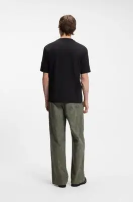 Hugo Logo-graphic T-shirt In Cotton Jersey