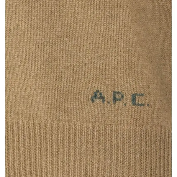 A.p.c. Edward Crew Neck Sweater - Cream