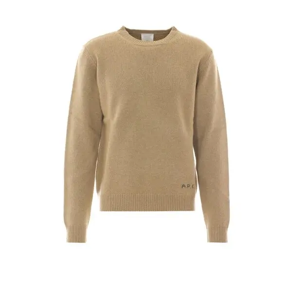 A.p.c. Edward Crew Neck Sweater - Cream