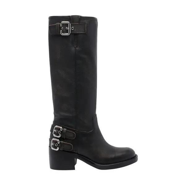 Chloé Dakota Leather Boots - Black