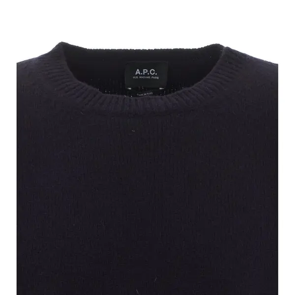 A.p.c. Edward Crew Neck Sweater - Blue