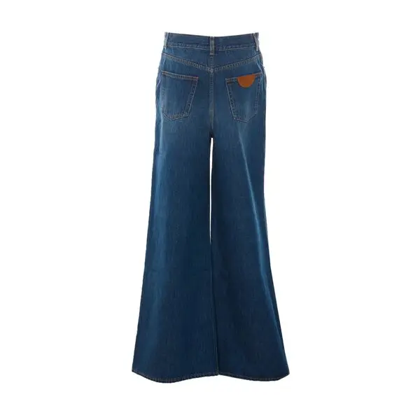Chloé Wide Leg Jeans - Blue