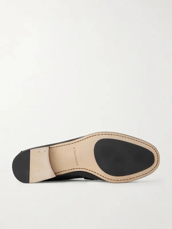 TOM FORD Ripley Embellished Leather Loafers