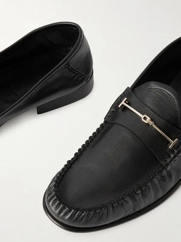 TOM FORD Ripley Embellished Leather Loafers