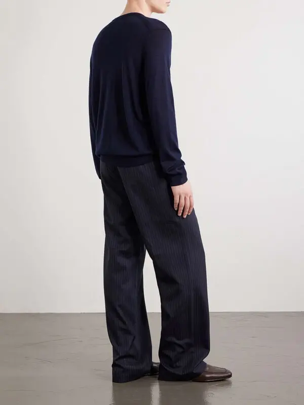 N.peal Conduit Cashmere And Silk-blend Sweater
