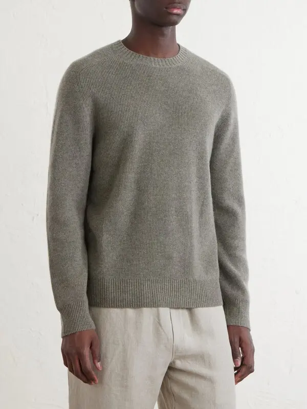 N.peal Organic Cashmere Raglan Crewneck Sweatshirt