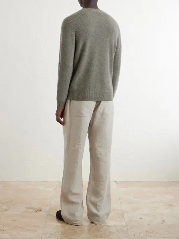 N.peal Organic Cashmere Raglan Crewneck Sweatshirt