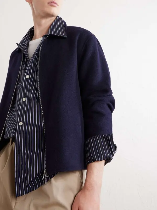 Officine Générale Mazir Wool Bomber Jacket