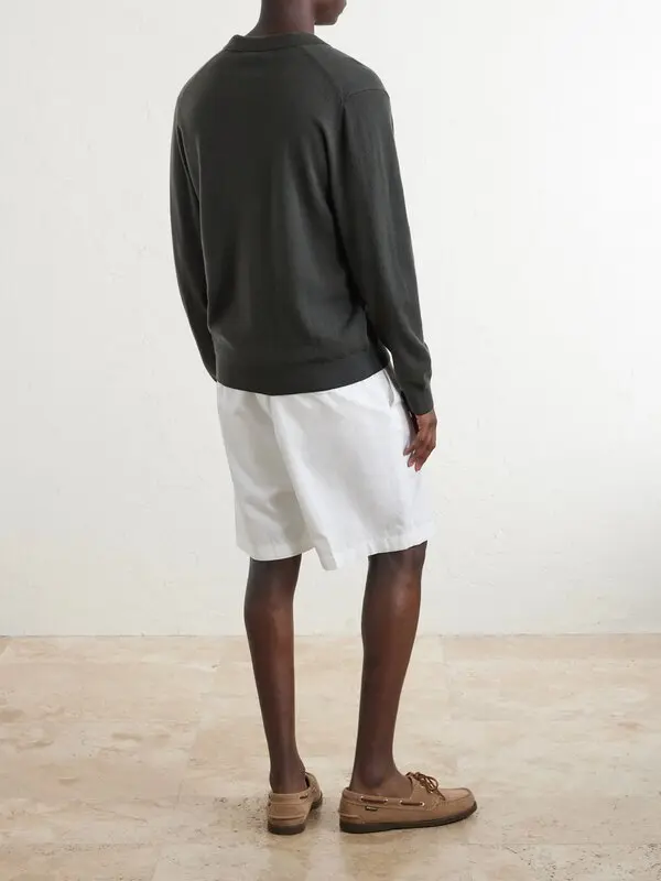 N.peal Sloane Organic Cashmere Polo Shirt