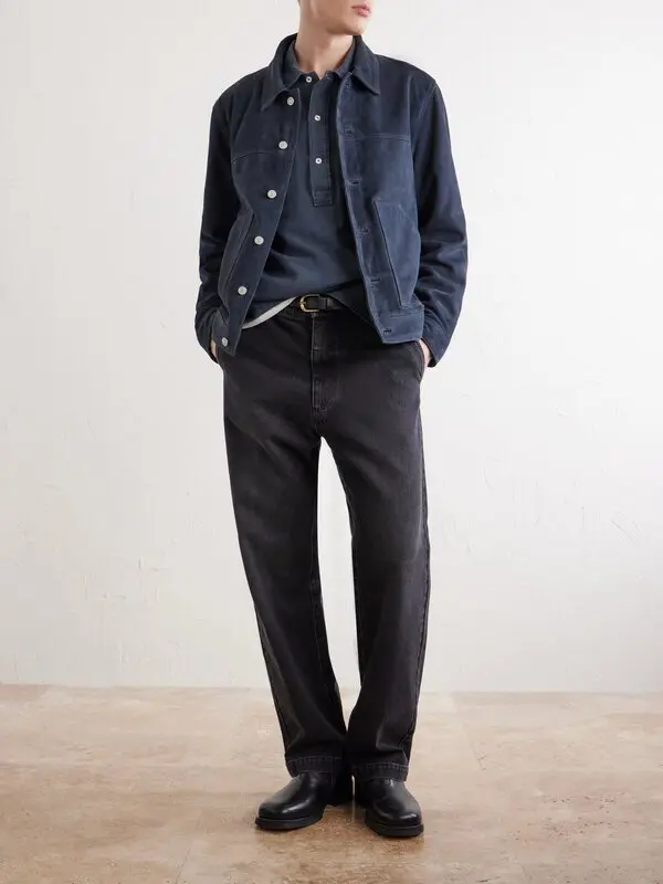 Officine Générale Jordy Cotton-twill Polo Shirt